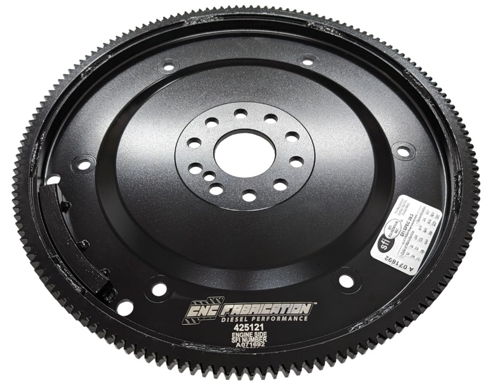 CNC Fabricaton Billet SFI E40D & 4R100 Flex Plate 94-03 Ford 7.3L Powe ...