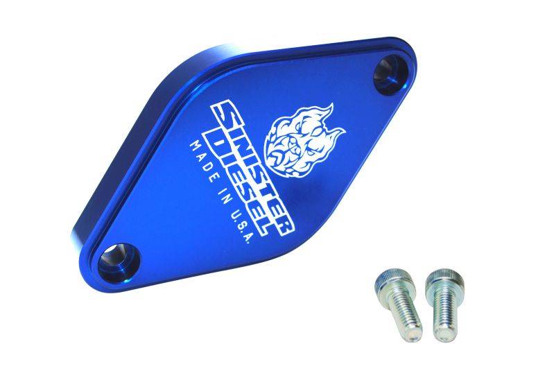 Sinister Diesel Intake Resonator Delete Plate 11-16 6.6L GM Duramax LM ...