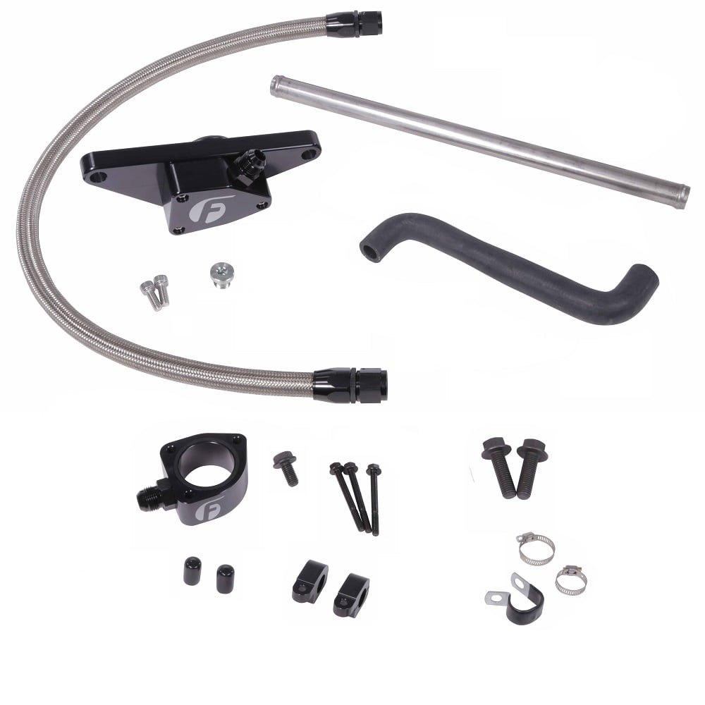 Fleece Performance Coolant Bypass Kit W/Stainless Braided lines 03-05 ...