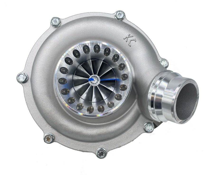 KC Turbos Whistler Stage 1 Drop-In 63mm Turbo 11-19 Ford 6.7L Powerstr ...