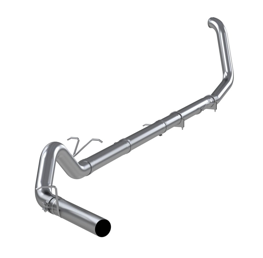 MBRP Armor Plus 4" Turbo Back Stainless Exhaust System without Muffler ...