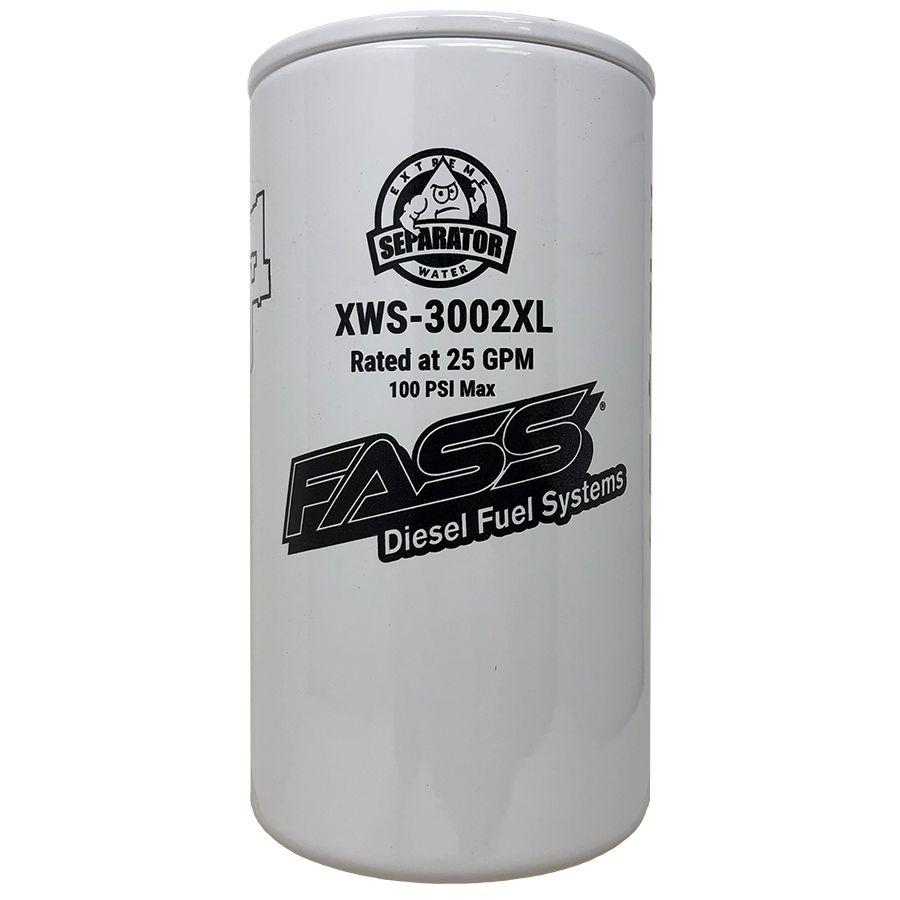 FASS XWS-3002XL Extended Length Extreme Water Separator Filter – Diesel ...